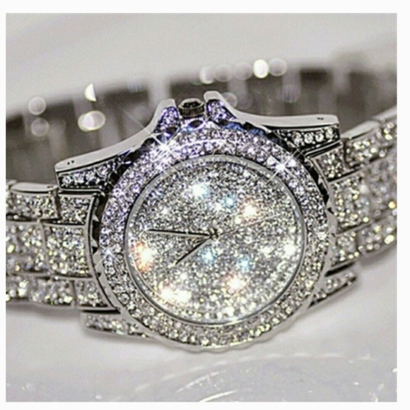 Jewelry | New Gorgeous Diamond Crystal Rhinestone Watch | Poshmark
